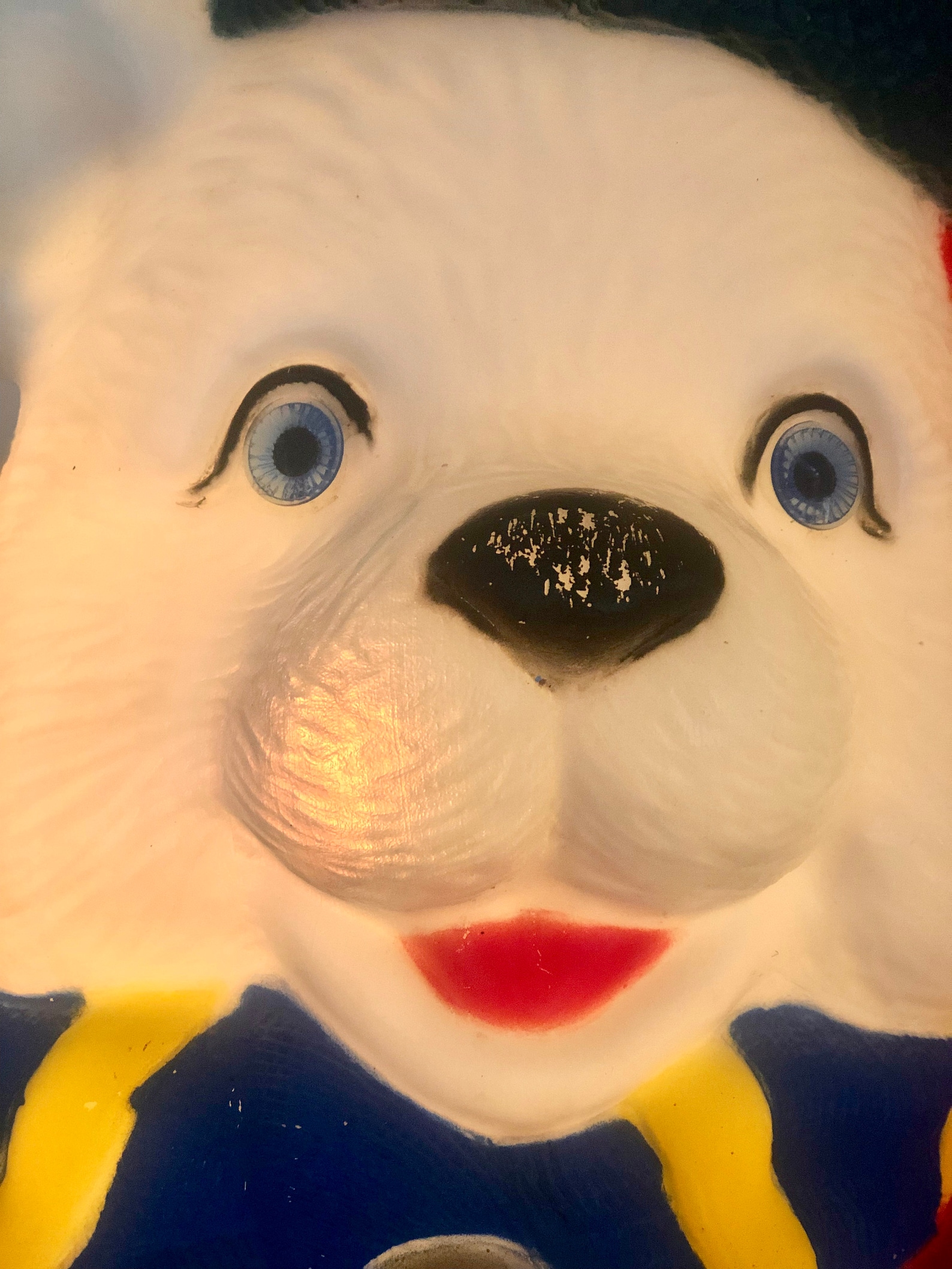 1996 TPI 33" Drummer Bear Blow Mold / Illuminated Christmas Lawn Decor ...