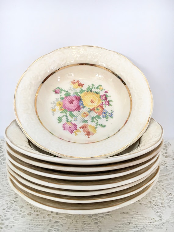 2 X Sovereign Canada British Empire Made Fruit Dessert Bowl / | Etsy
