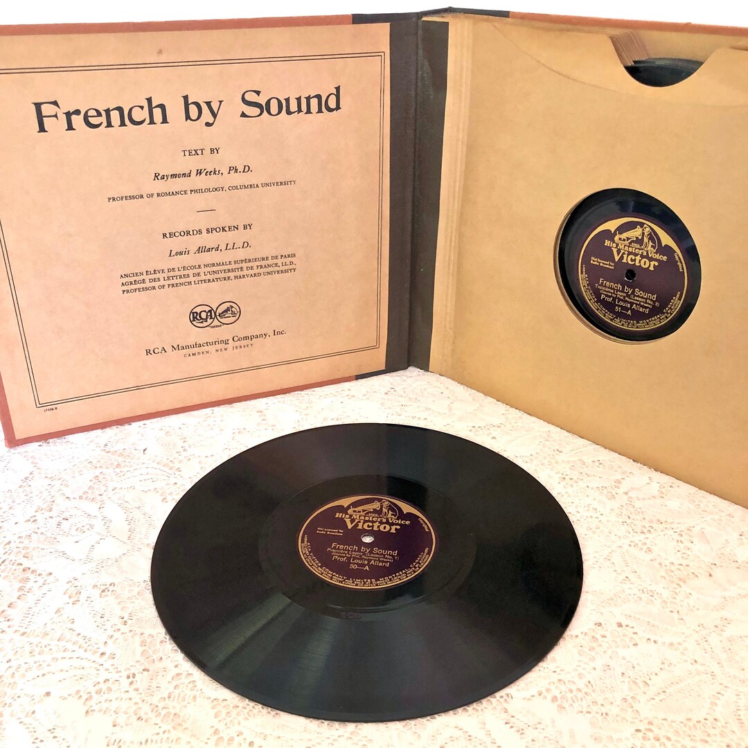 1926 RCA Victor 78RPM 10" Shellac Record Set With Binder / French by ...