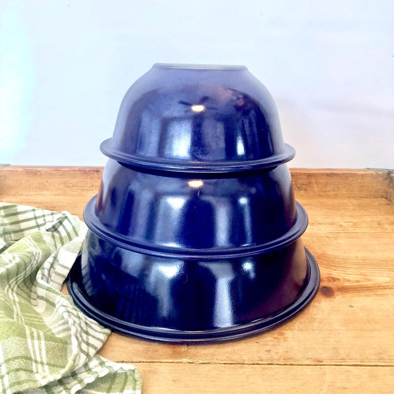 Cobalt Blue Bowls - Etsy