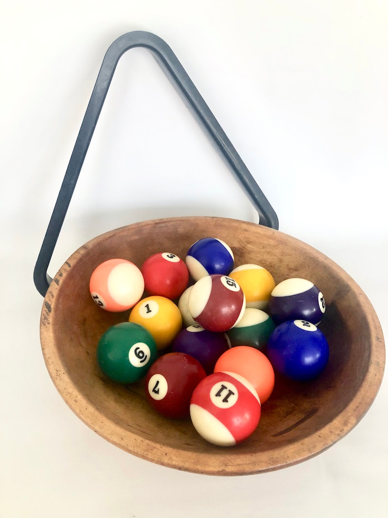 Vintage Pool Balls / Billiard Balls / Stripes & Solids / Game | Etsy