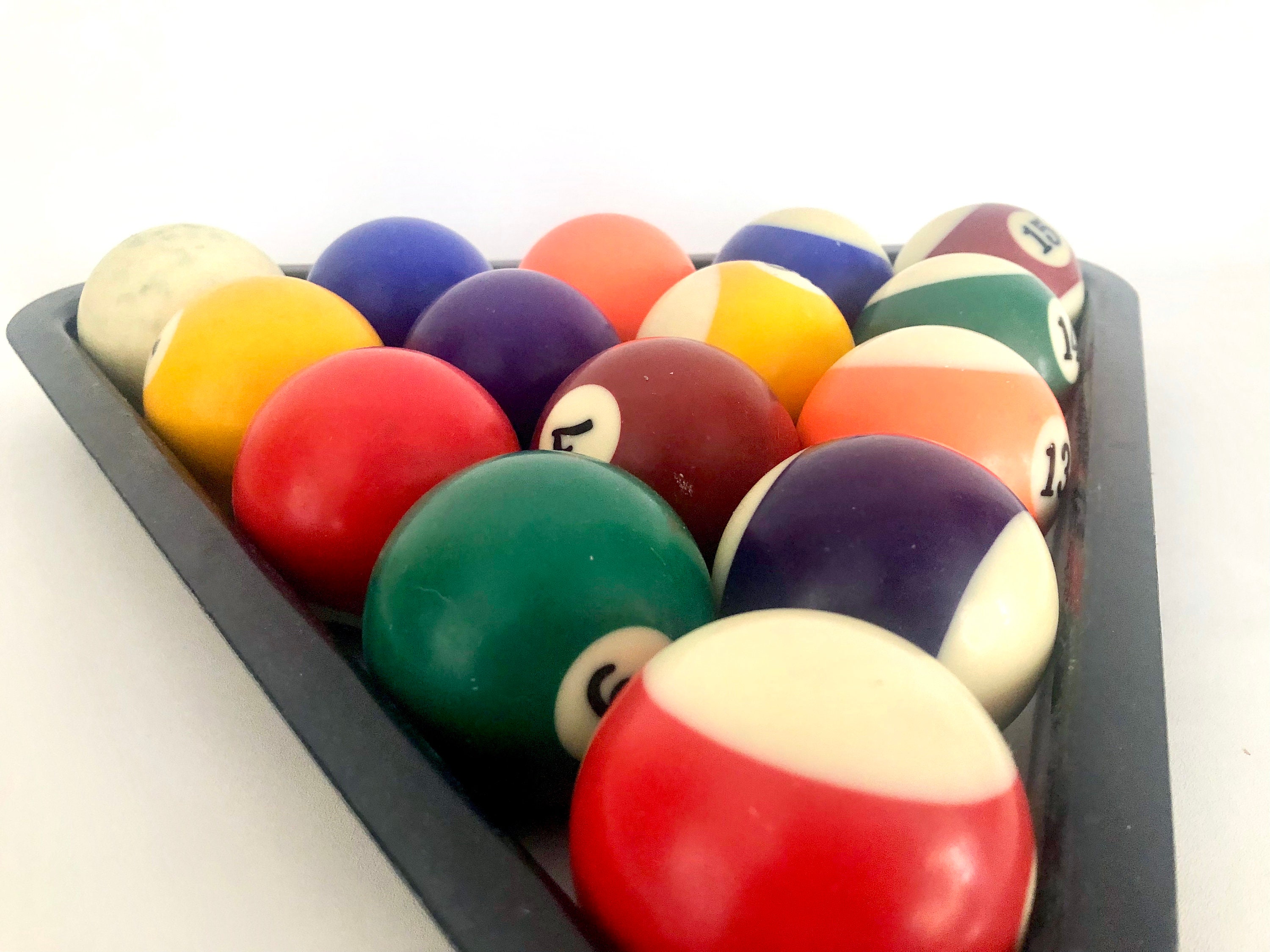 Vintage Pool Balls / Billiard Balls / Stripes & Solids / Game - Etsy