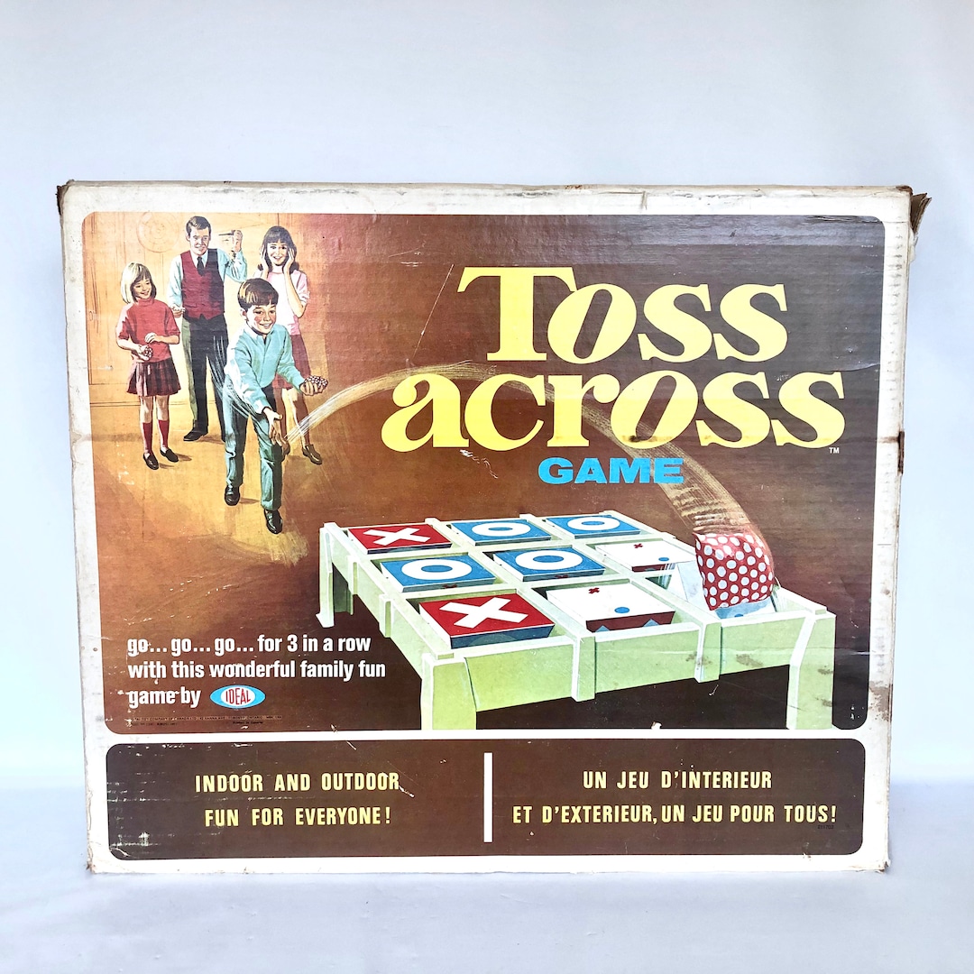 Ideal Toys Toss Across Game With Original Box / Bean Bag Tic Tac Toe ...