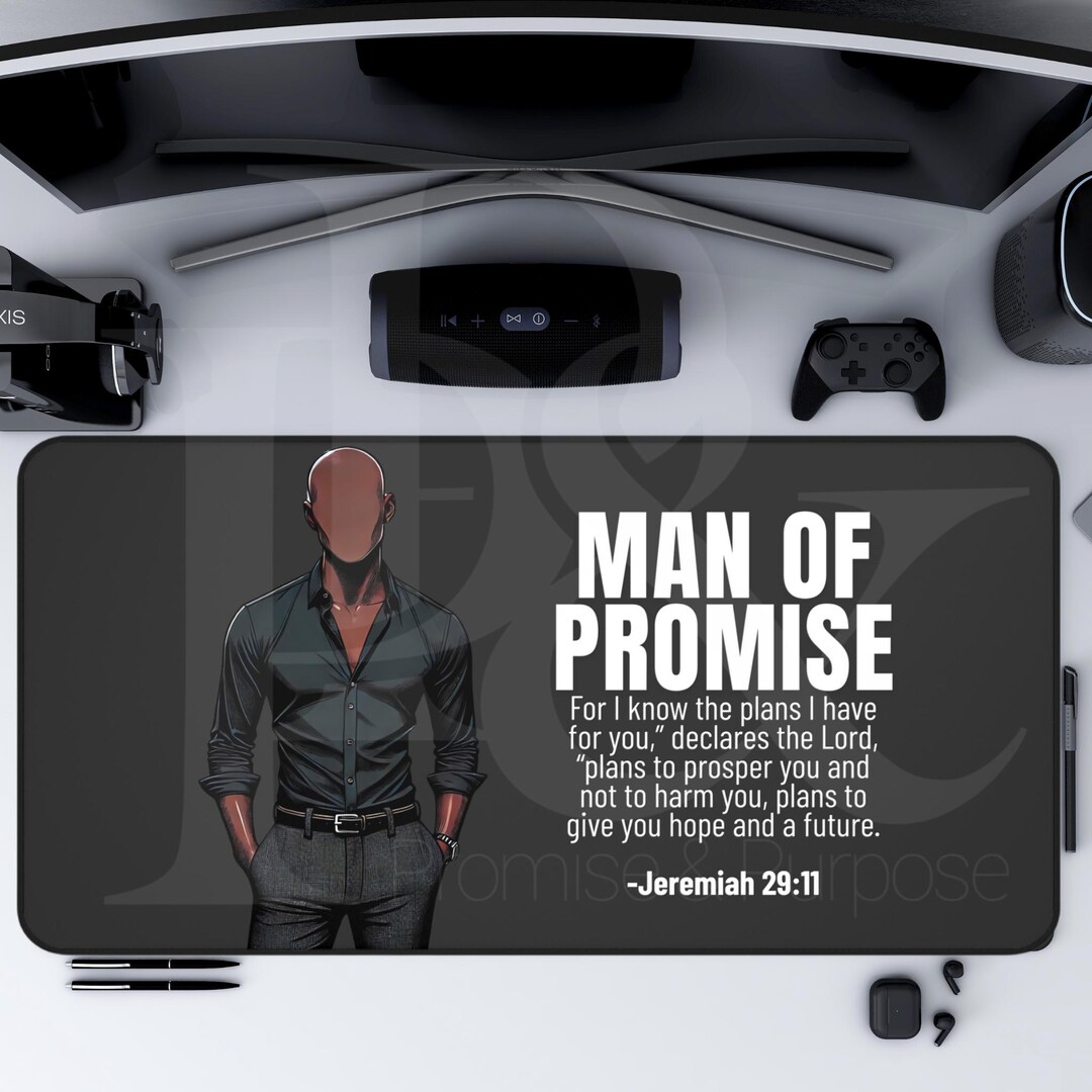 Men of Promise Deskmat - African American Men | Christian Desk ...