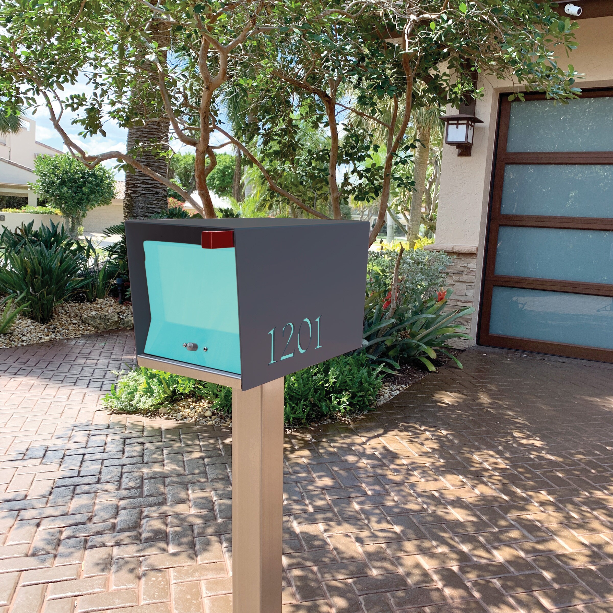 Uptown Box in GRAY Midcentury Modern Contemporary Retro - Etsy