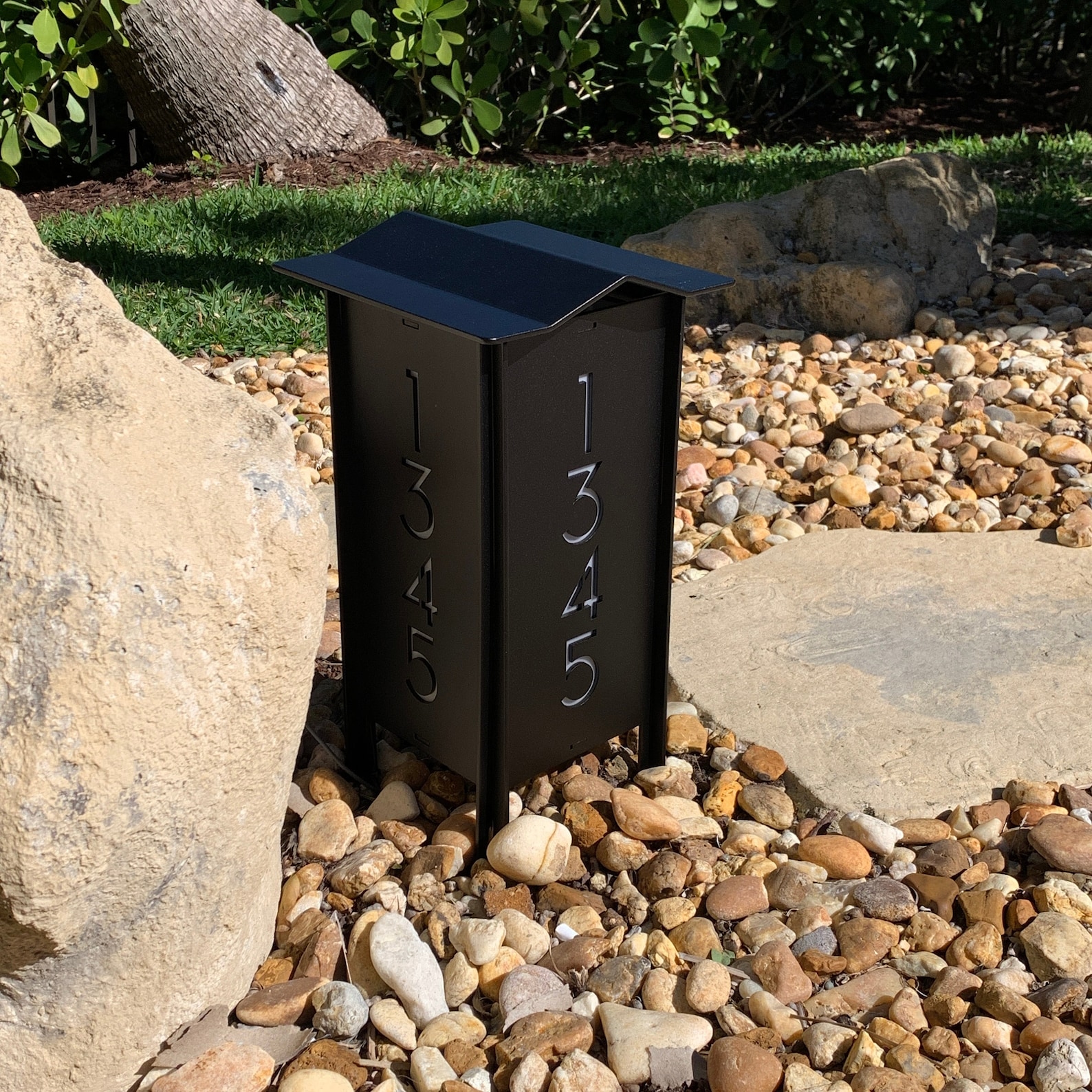 Midcentury Modern LED Address Marker Light: 15" or 27" Sizes - Etsy