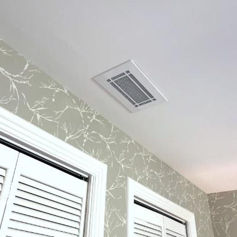 Chateau Pattern AC Vent Cover: Magnetic Aluminum HVAC Replacement - Etsy