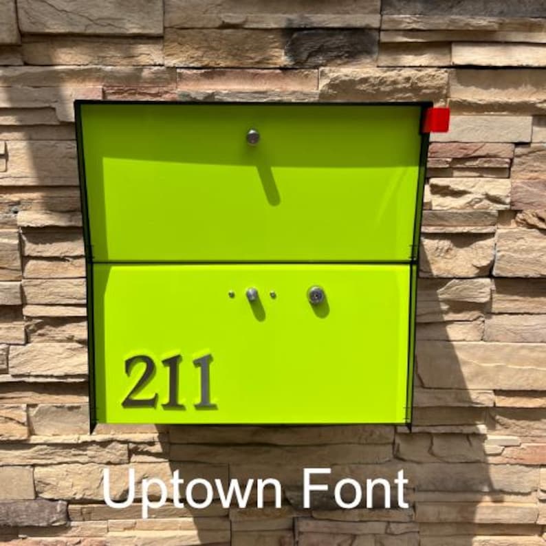 Coco Nut Retro Mailbox: Locking Wall Mounted Package Box - Etsy