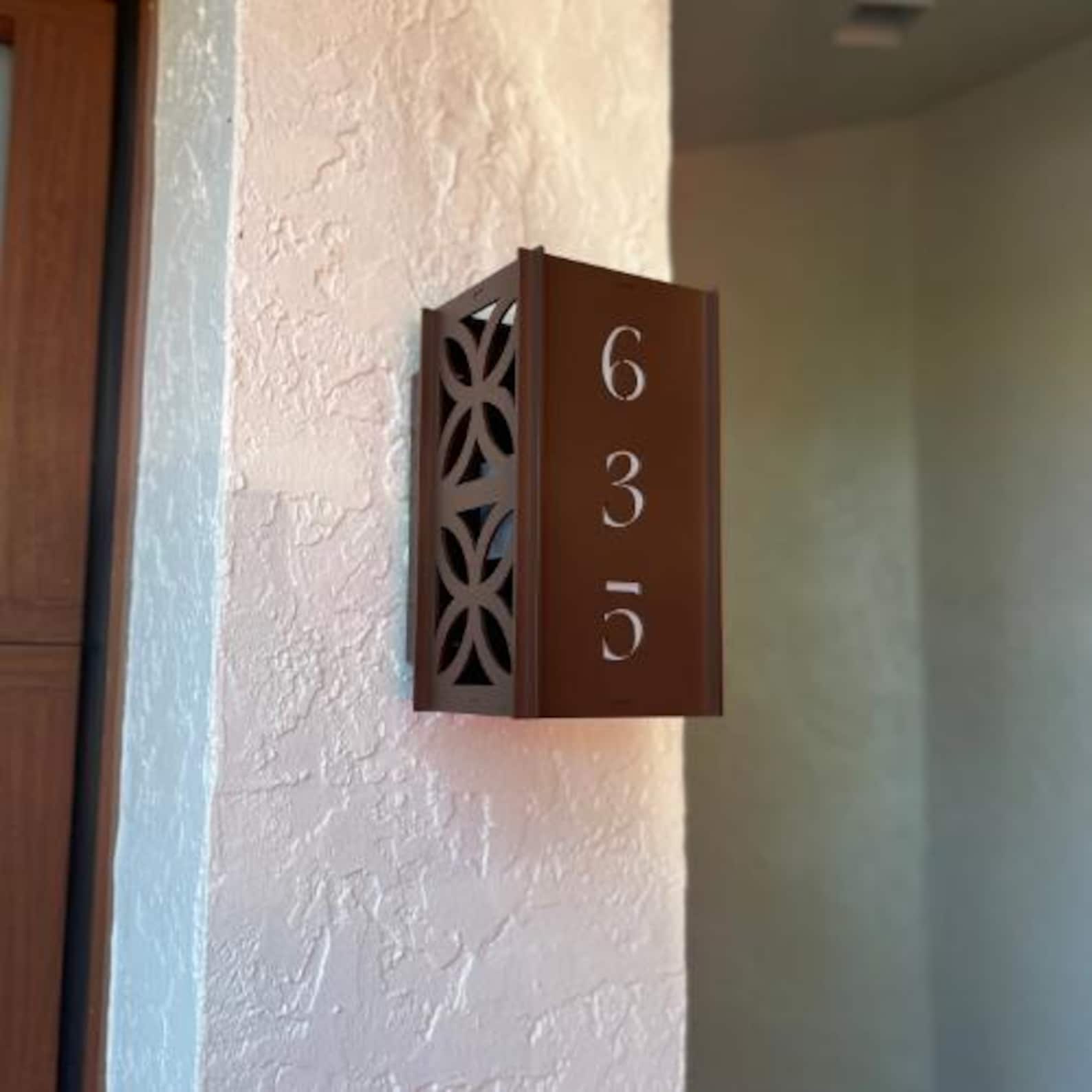 The Radiantlight ADDRESS MARKER Wall Sconce: is a Midcentury, Modern ...