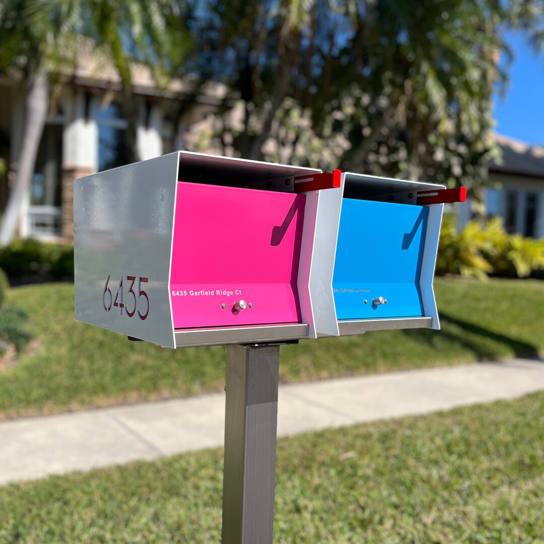 Optional Double Mailbox Mounting Bracket for the Retrobox and the ...