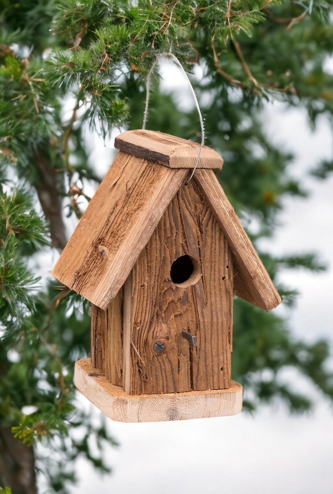 Rustic Wren Birdhouse, Amish Made, Birdhouse, Animal Birdhouse, Yard ...