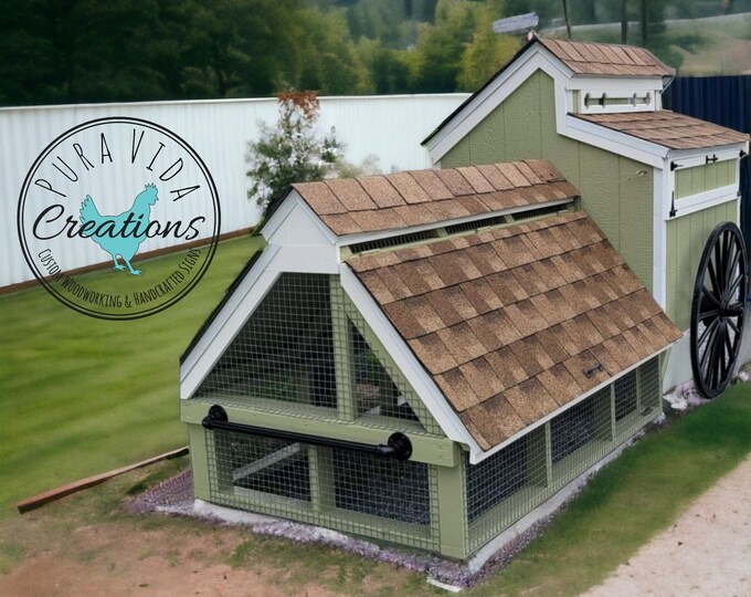 Dutch Country Wagon Coop - Chicken Coop - Duck Coop - Tractor Coop ...