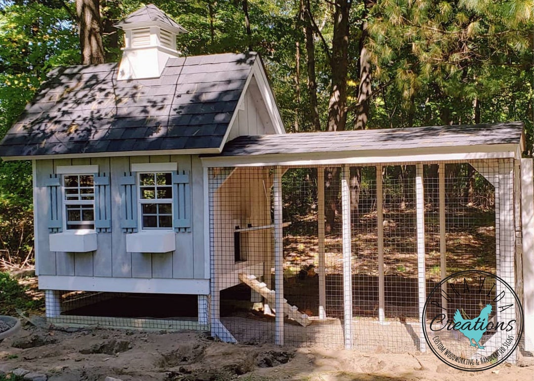 The Cottage Coop Chicken Coop Chicken House Hen House - Etsy