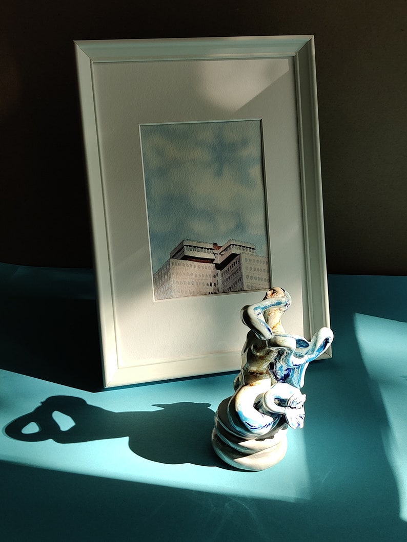 Painting Watercolor Art & Collectibles passe-partout Original ...