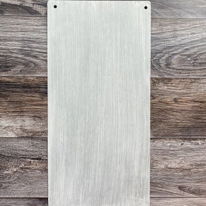 Galvanized Vertical Rectangle Metal Home Sign Custom - Etsy