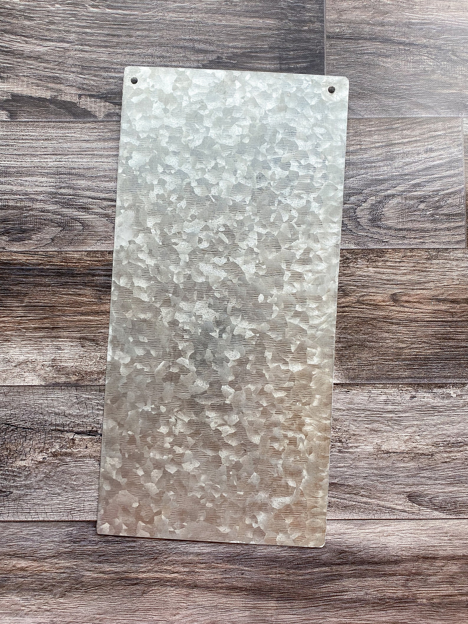 Galvanized Vertical Rectangle Metal Home Sign Custom | Etsy