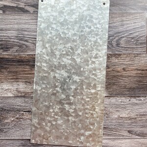 Galvanized Vertical Rectangle Metal Home Sign Custom - Etsy