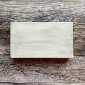 Galvanized Rectangle Metal Sign Custom Watercolor Lettered - Etsy