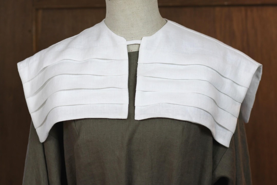 Puritan Gallery White Linen Collar - Etsy