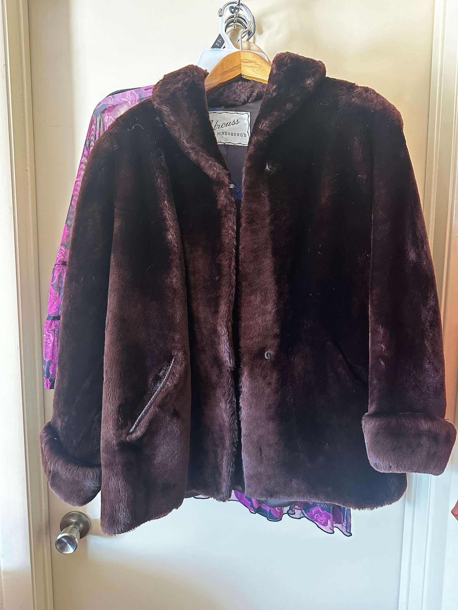 Plush, Plush Fur Ladies Fur Jacket - Etsy
