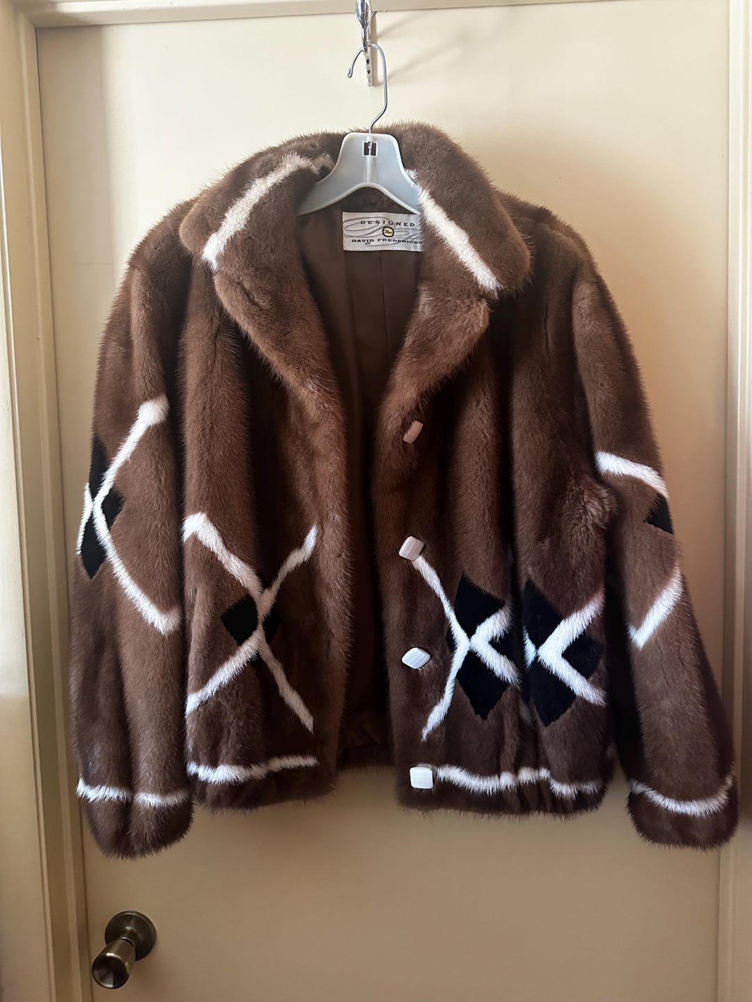 Unique Mixed Colors of Mink Fur Jacket - Etsy