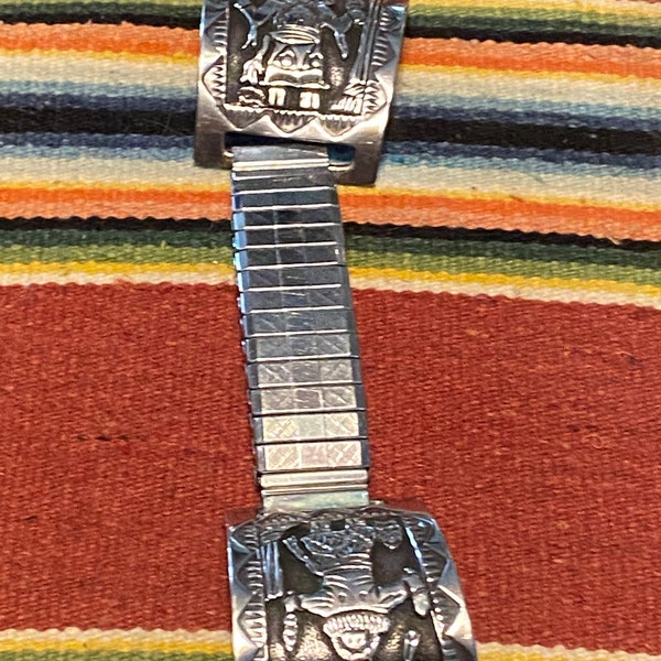 Silver Watch Band - Etsy