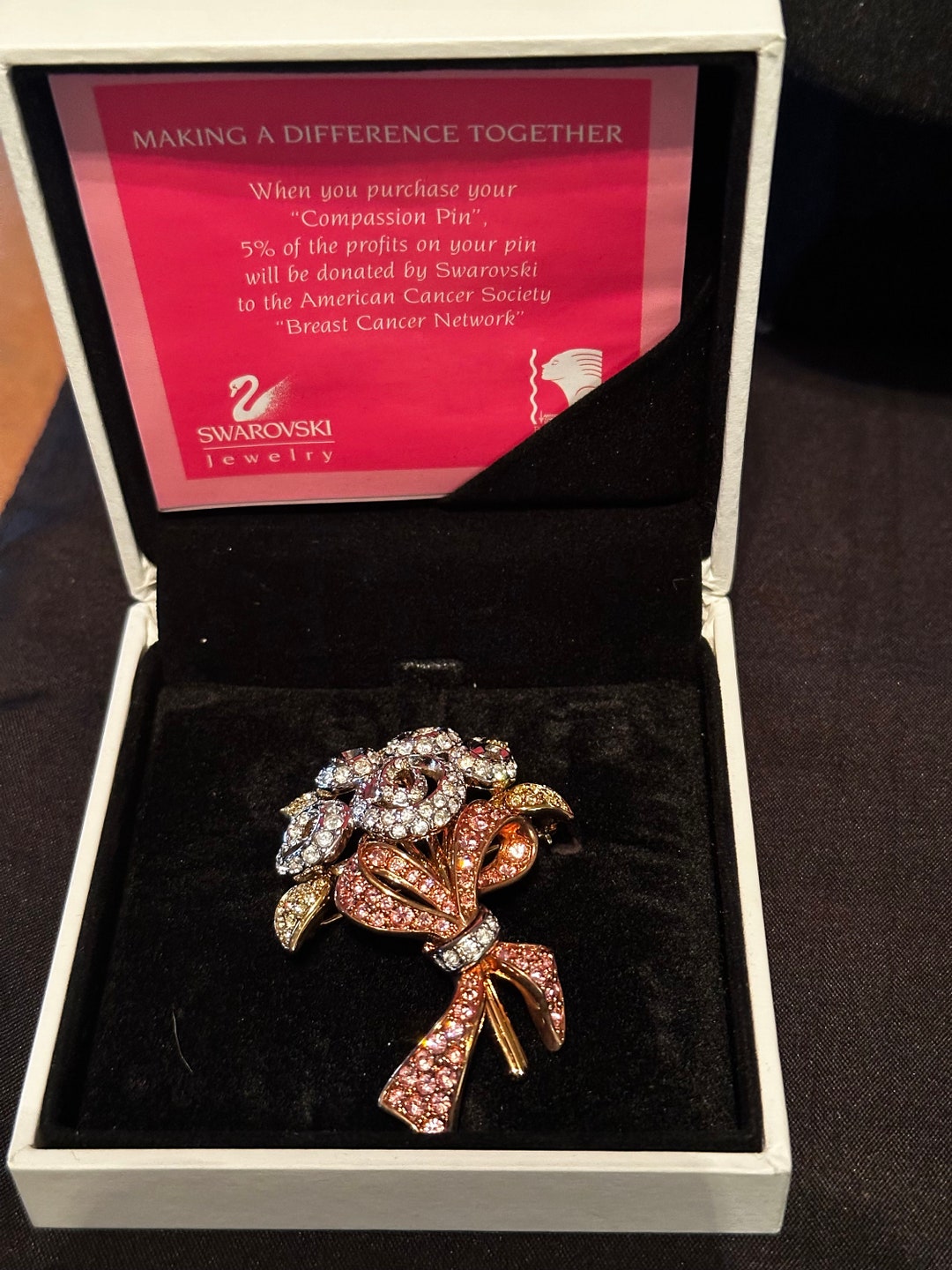 Swarovski Compassion Pin Gorgeous - Etsy