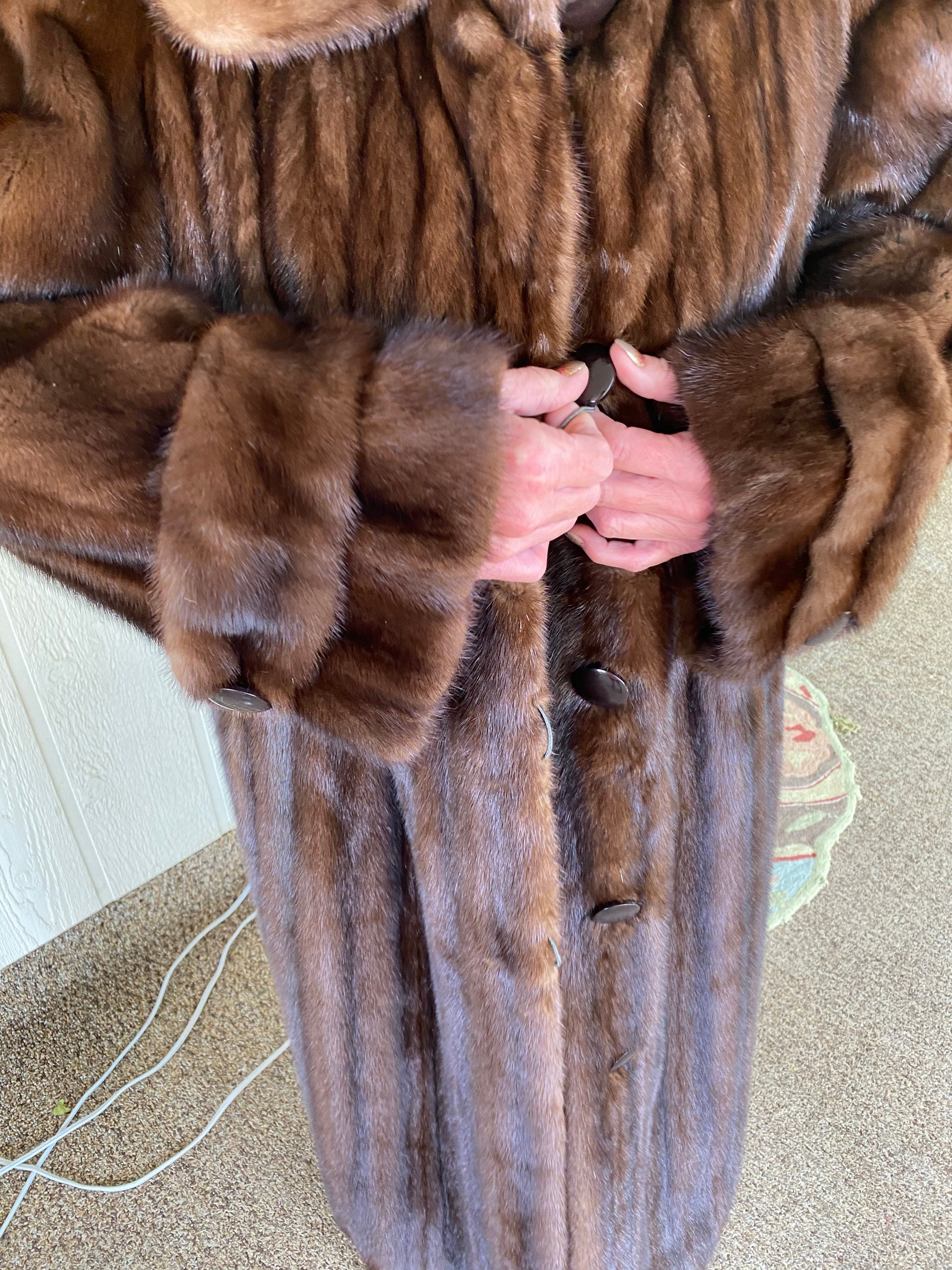 Stunning Full Length Mink Coat - Etsy