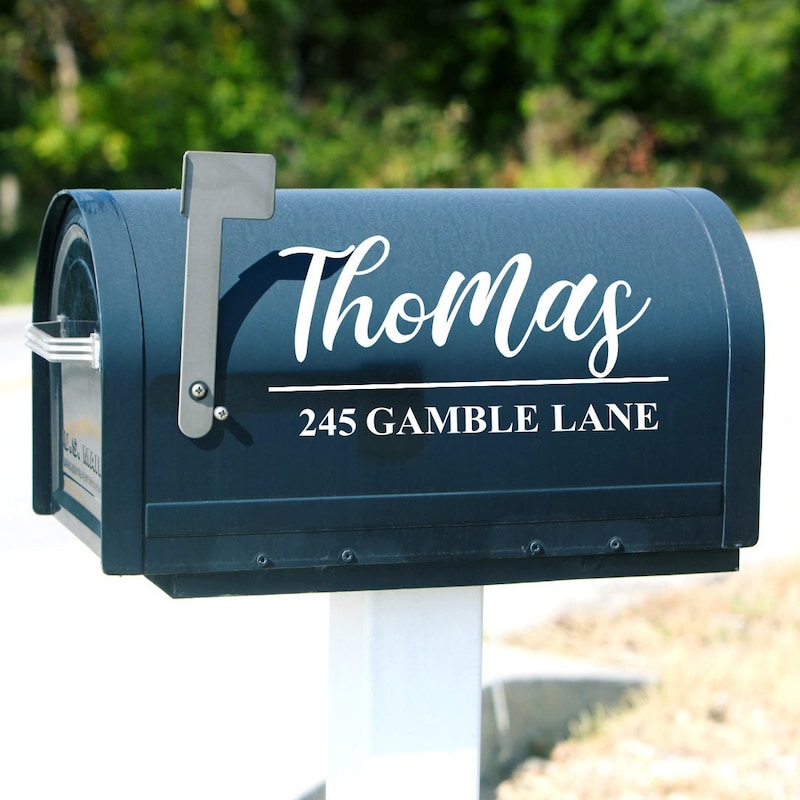 Mailbox Address Plate - Etsy
