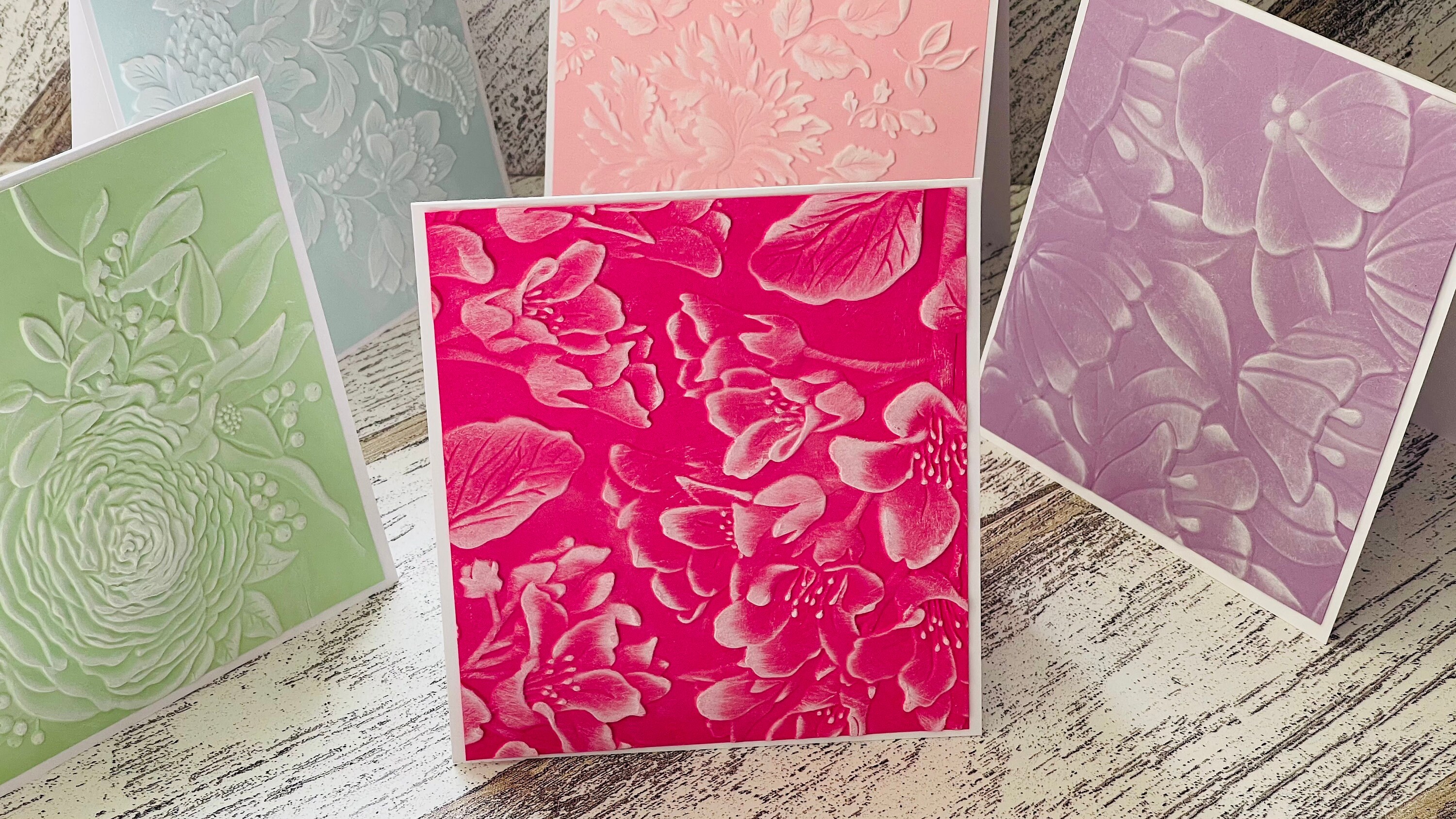 Embossed Note Card Blank 3D Embossed Notecard All Occasions - Etsy