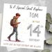 Personalised 14th Birthday Card for Grandson, Son, Godson, 14th ...
