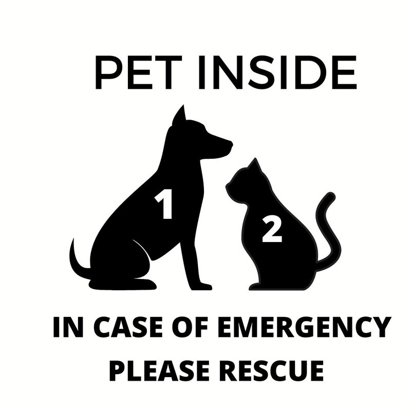 Pet Inside Sticker - Etsy