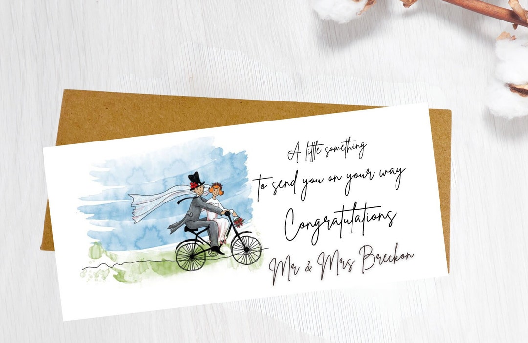 Wedding Gift Money Card, Congratulations Money Wallet, Wedding Present ...