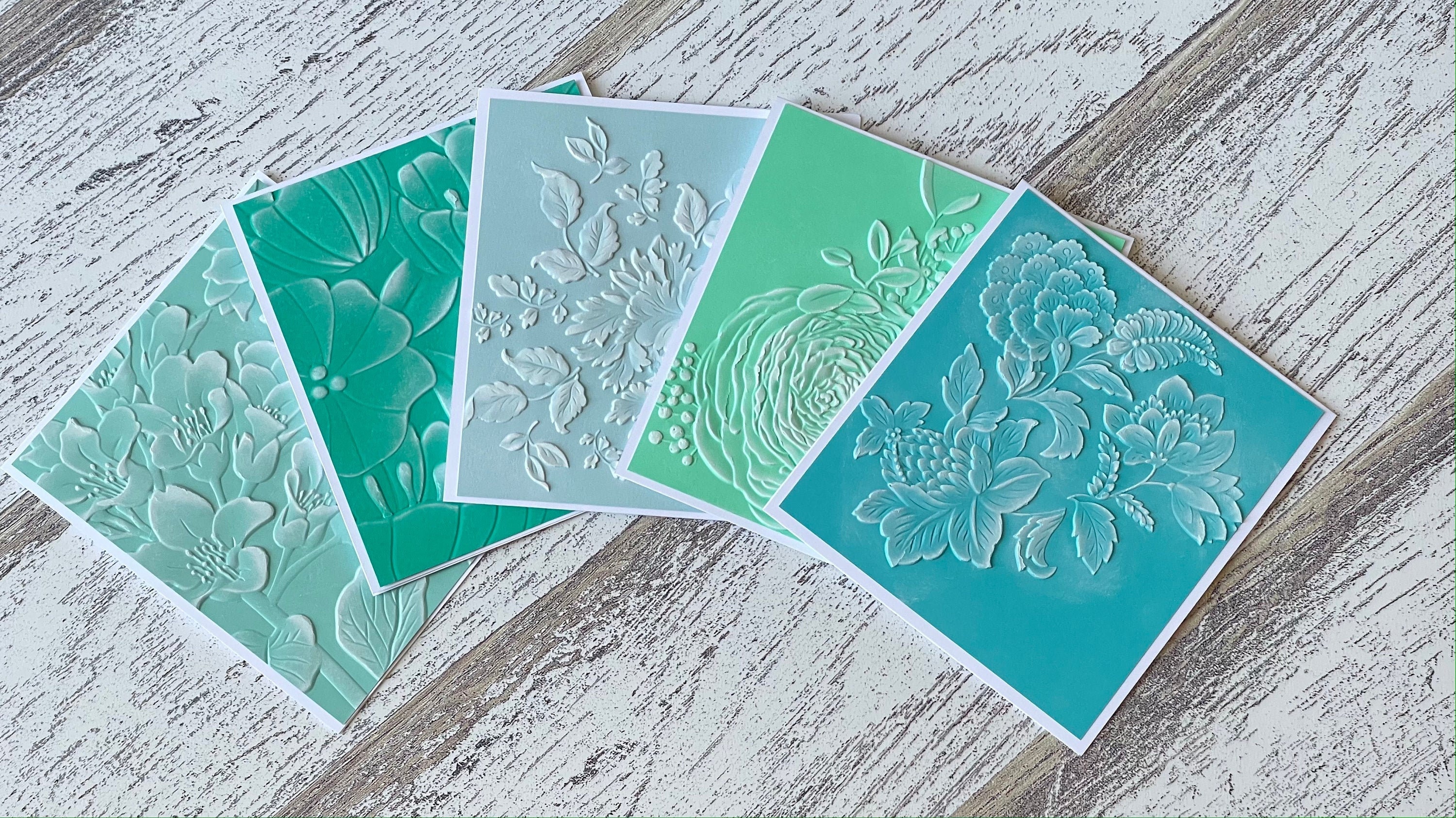 Emboss Card 3D 3d Sympathy Card Emboss Handmade Note Card - Etsy