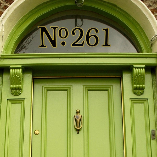 House Number Decal - Etsy