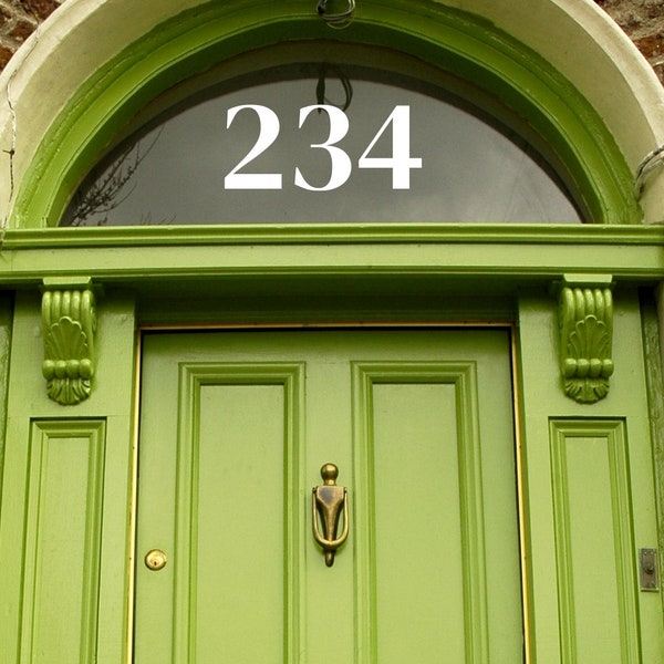 House Number Decal - Etsy