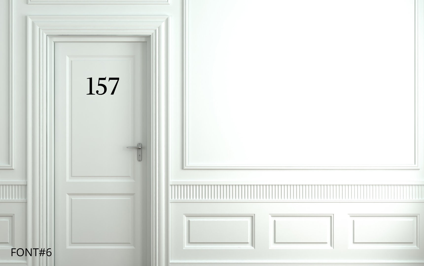 Personalized House Number Decal, House Number Address Stickers ...