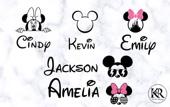 Custom Inspired Disney Decal With Name Personalized Disney | Etsy