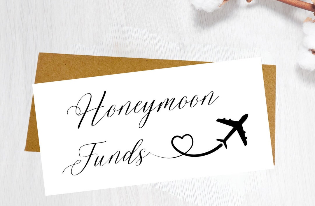 Wedding Gift Money Card, Honeymoon Funds Money Wallet, Gift Money Card ...