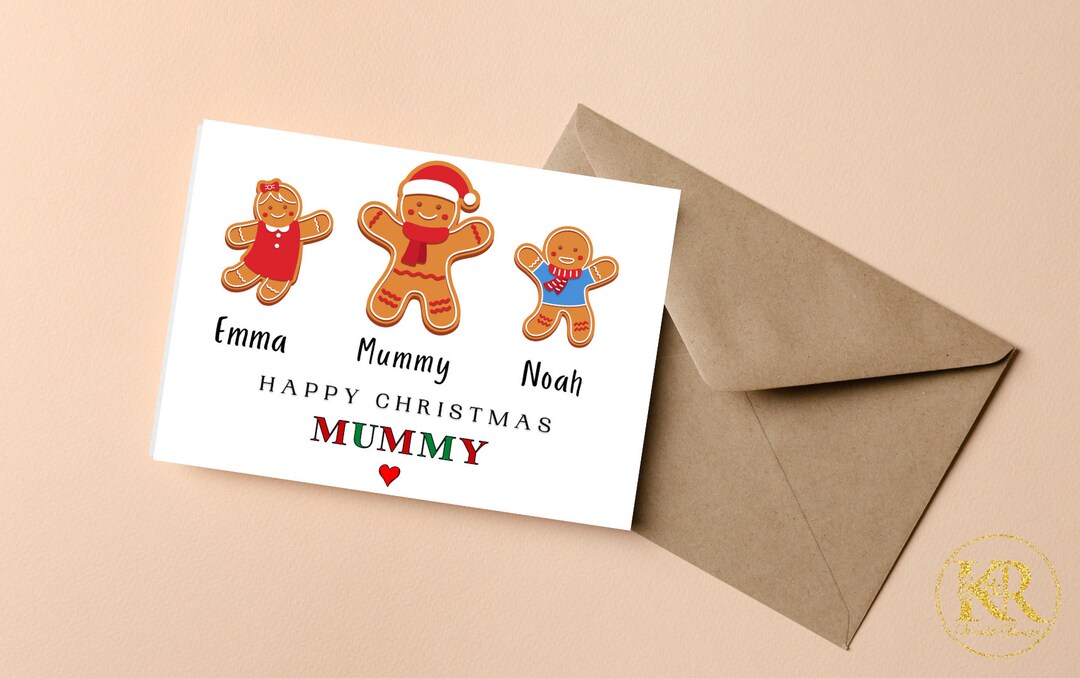 Personalised Mummy Christmas Card, Mom Christmas Card, Christmas Card ...