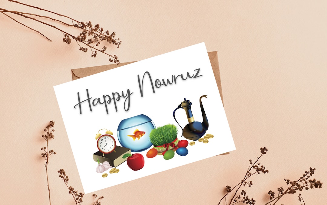 Nouruz Mubarak, Persian Norooz Persian New Year Saleh No Greeting Card ...