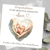 Baby Shower Card for Best Friend, on Your Baby Shower Card, Baby Shower ...