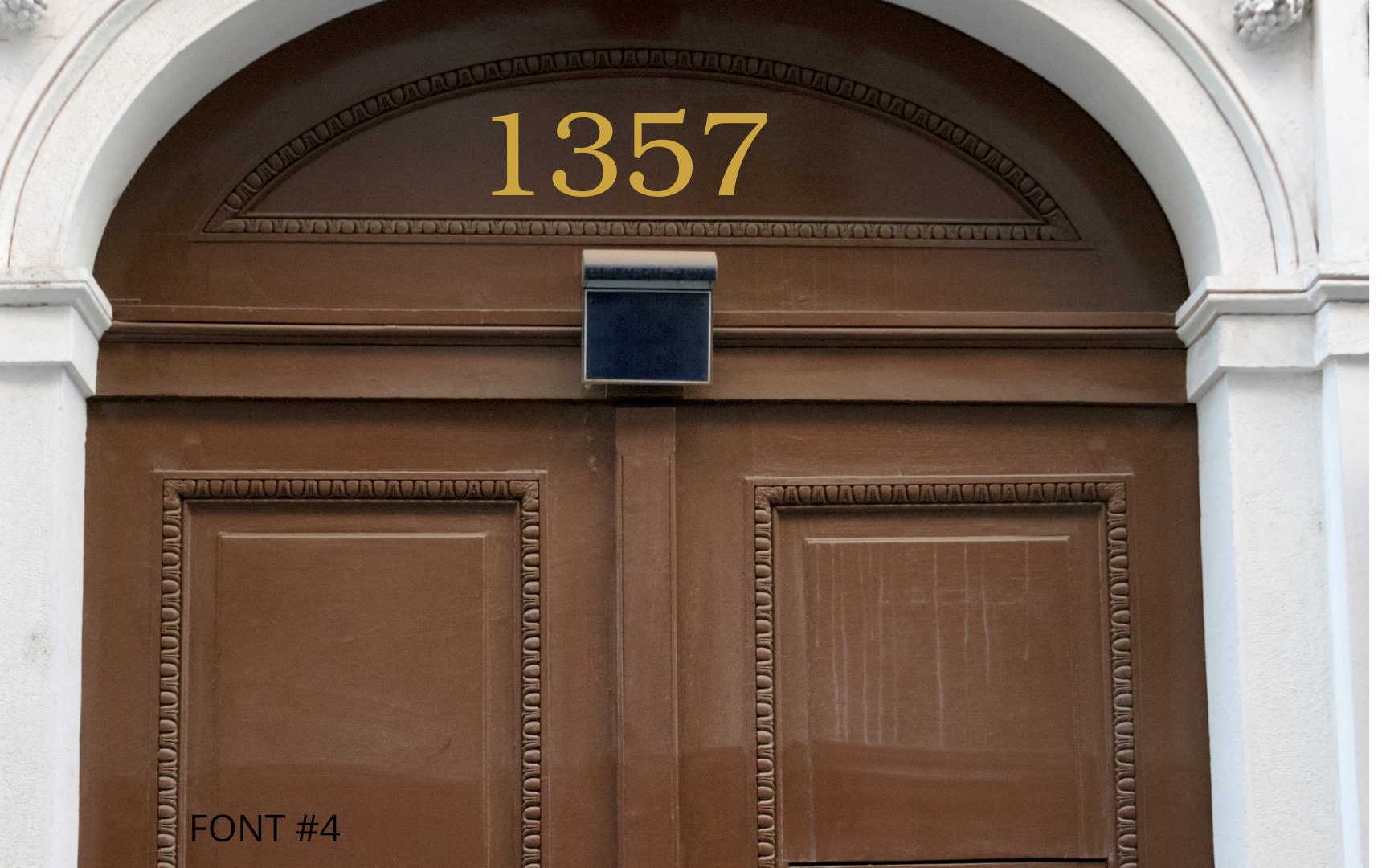 Personalized House Number Decal, House Number Address Stickers ...