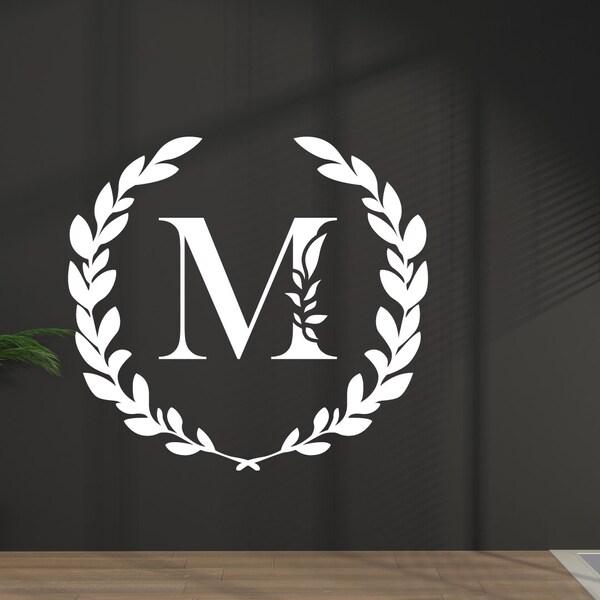 Vinyl Initial Decal - Etsy