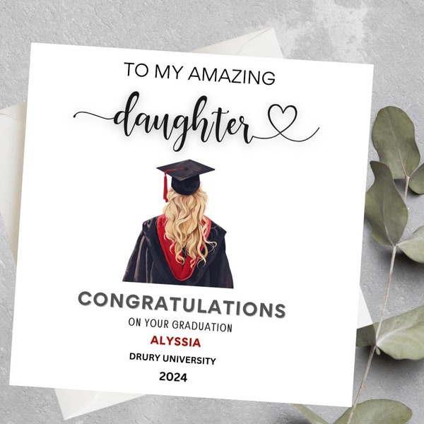Graduation Card for Her - Etsy Canada