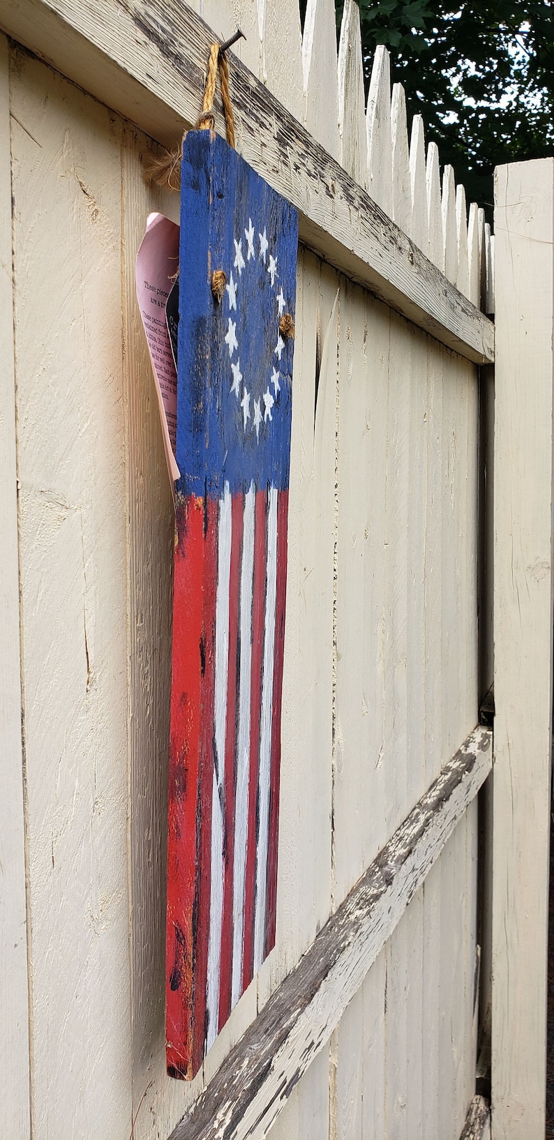 Betsy Ross Banner Hand Painted on 1840 Barnwood - Etsy