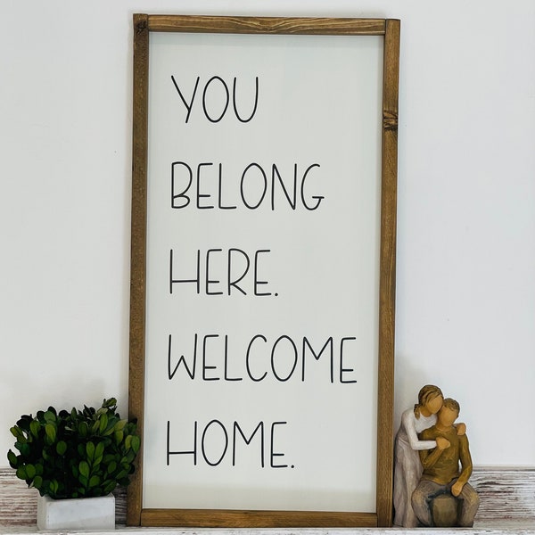 You Belong Sign - Etsy