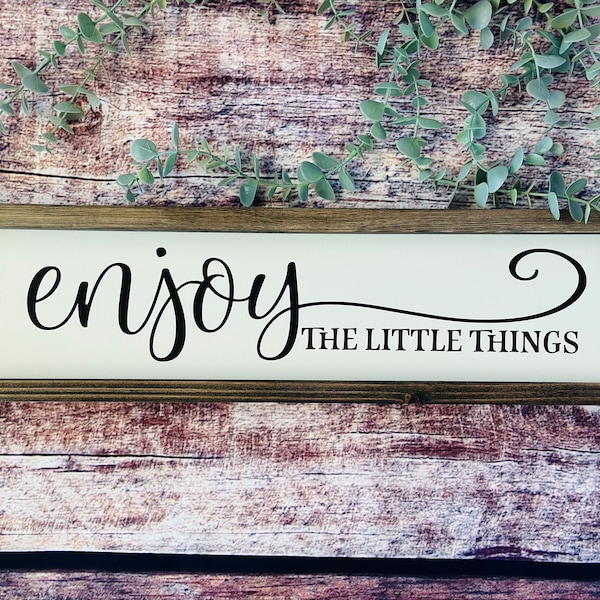 Enjoy Sign - Etsy