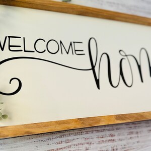 Welcome Home Farmhouse Sign, Home Wood Sign, Farmhouse Decor, Welcme ...