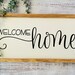 Welcome Home Farmhouse Sign, Home Wood Sign, Farmhouse Decor, Welcme ...